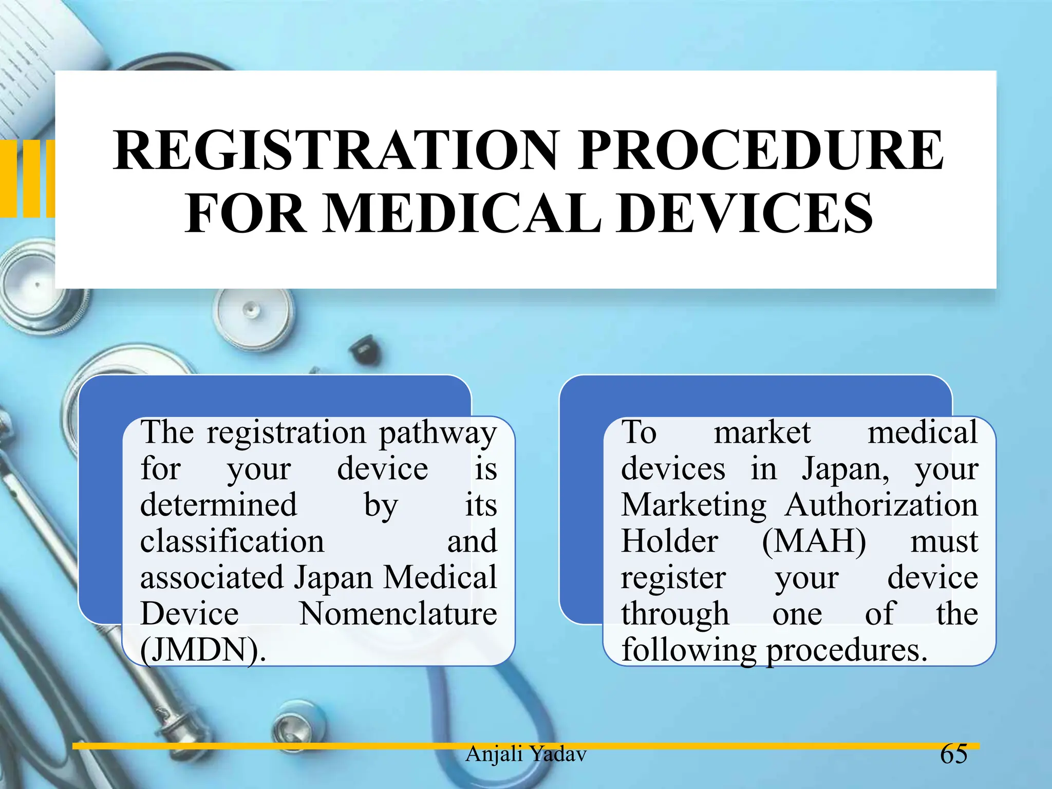 JAPAN: ORGANISATION OF PMDA, PHARMACEUTICAL LAWS & REGULATIONS, TYPES ...