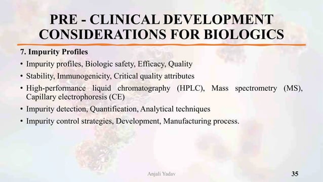 Preclinical and Clinical Development Consideration in Herbals & Biologics in USA | PPTX