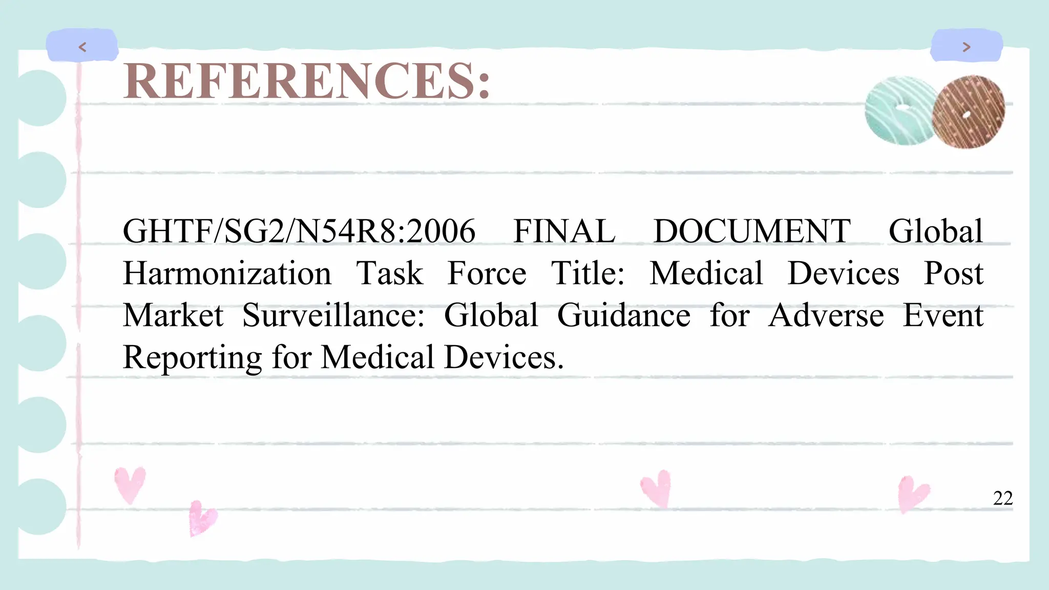 ADVERSE EVENT REPORTINGOF MEDICAL DEVICE | PPTX