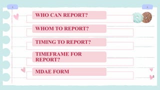 ADVERSE EVENT REPORTINGOF MEDICAL DEVICE | PPTX