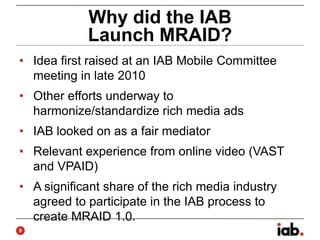 IAB MRAID Webinar Deck | PPT | Free Download