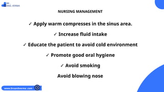 SINUSITIS DISEASE SYMPTOMS AND TREATMENT .pptx