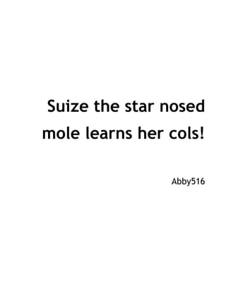 Star Nosed Moles | PDF