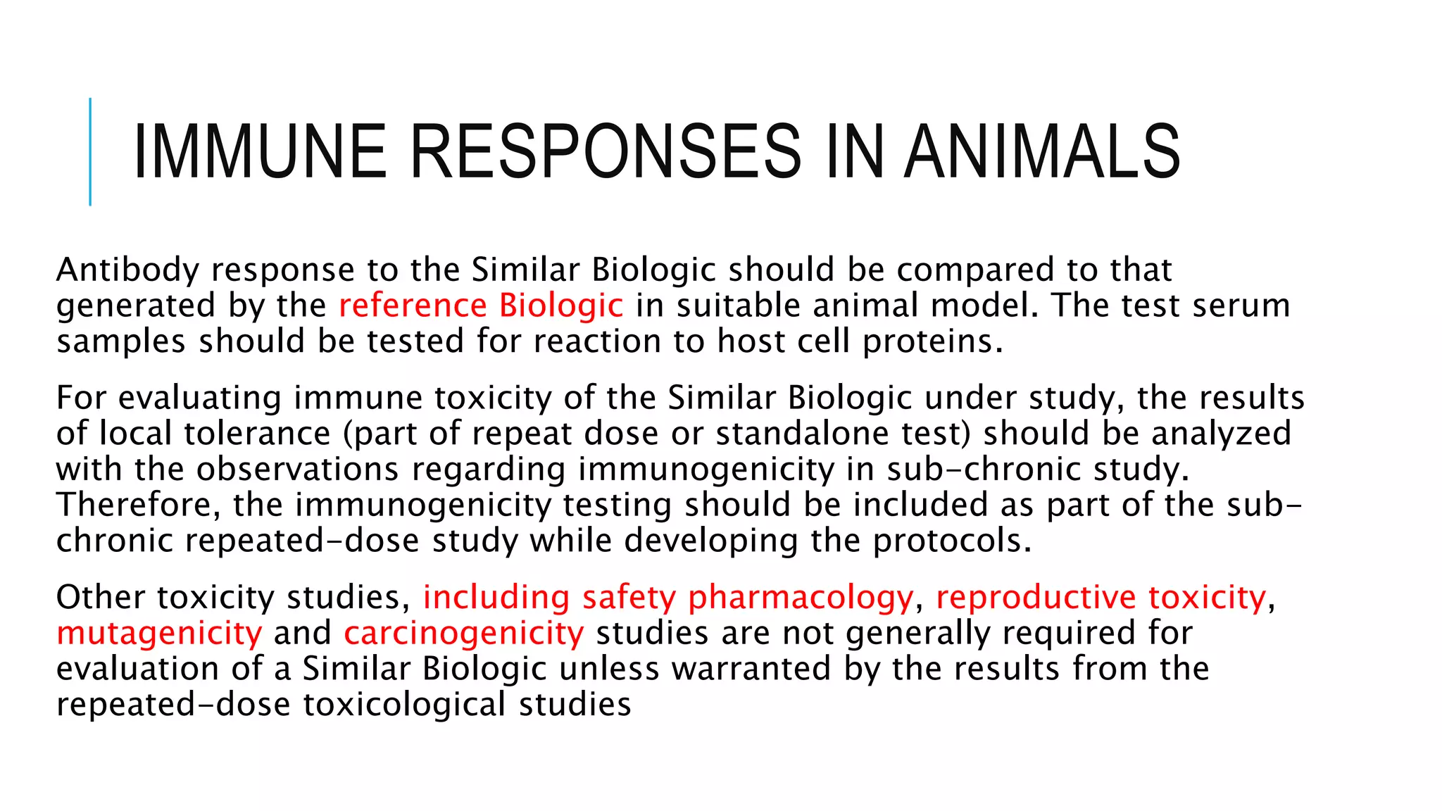 Regulatory aspects of Biologics in India | PPTX