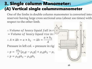 fluid statics | PPTX