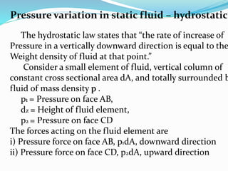 fluid statics | PPTX