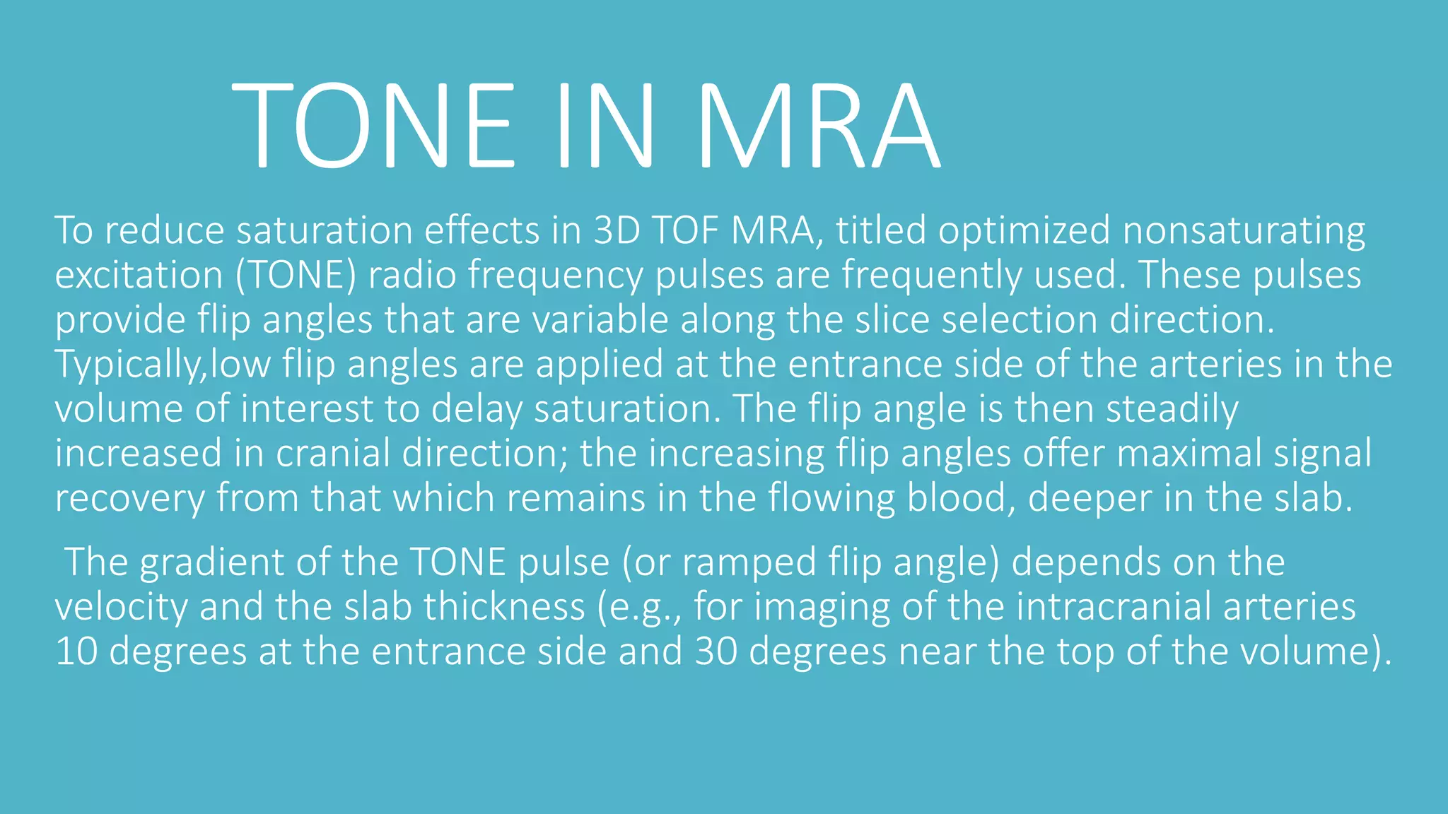 Magnetic Resonance Angiography and Venography | PPTX