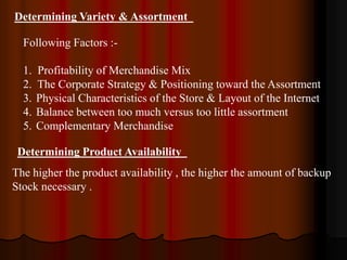 MRB_8+Assortment+plan.ppt for retail business | PPT | Advertising ...