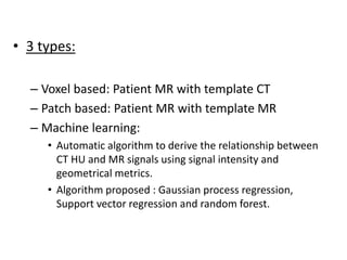 Mr based attenuation correction in pet | PPT