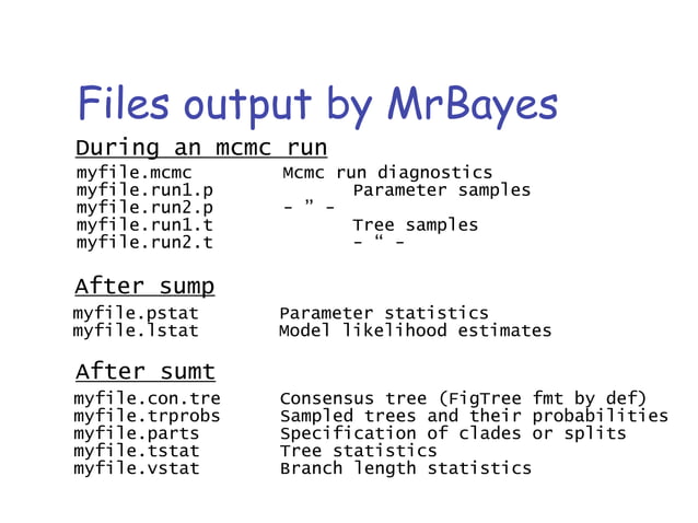 MrBayes_intro_big4ws_2016-10-10 | PPT