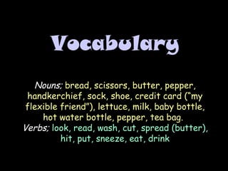 Mr Bean's sandwich (Present Continuous) | PPT