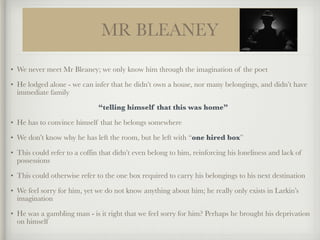 Mr bleaney | PDF
