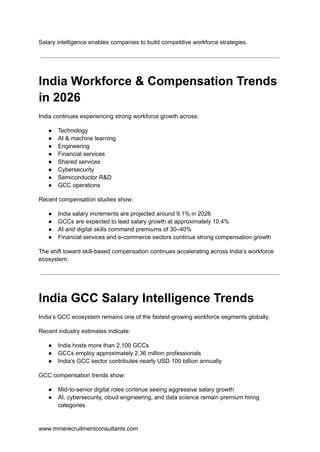 2026 India Salary Intelligence Report: Compensation Trends & Workforce ...