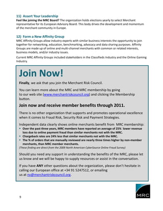 Mrc brochure Europe | PDF