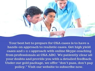 MRCGP CSA Course - CSA ABC | PPT