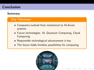 Evolution of computer and their Impact ppt | PDF