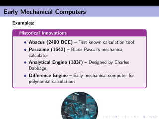 Evolution of computer and their Impact ppt | PDF