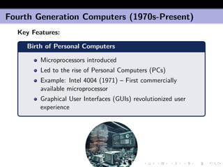 Evolution of computer and their Impact ppt | PDF