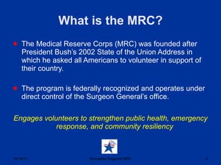 MRC Online Orientation | PPT