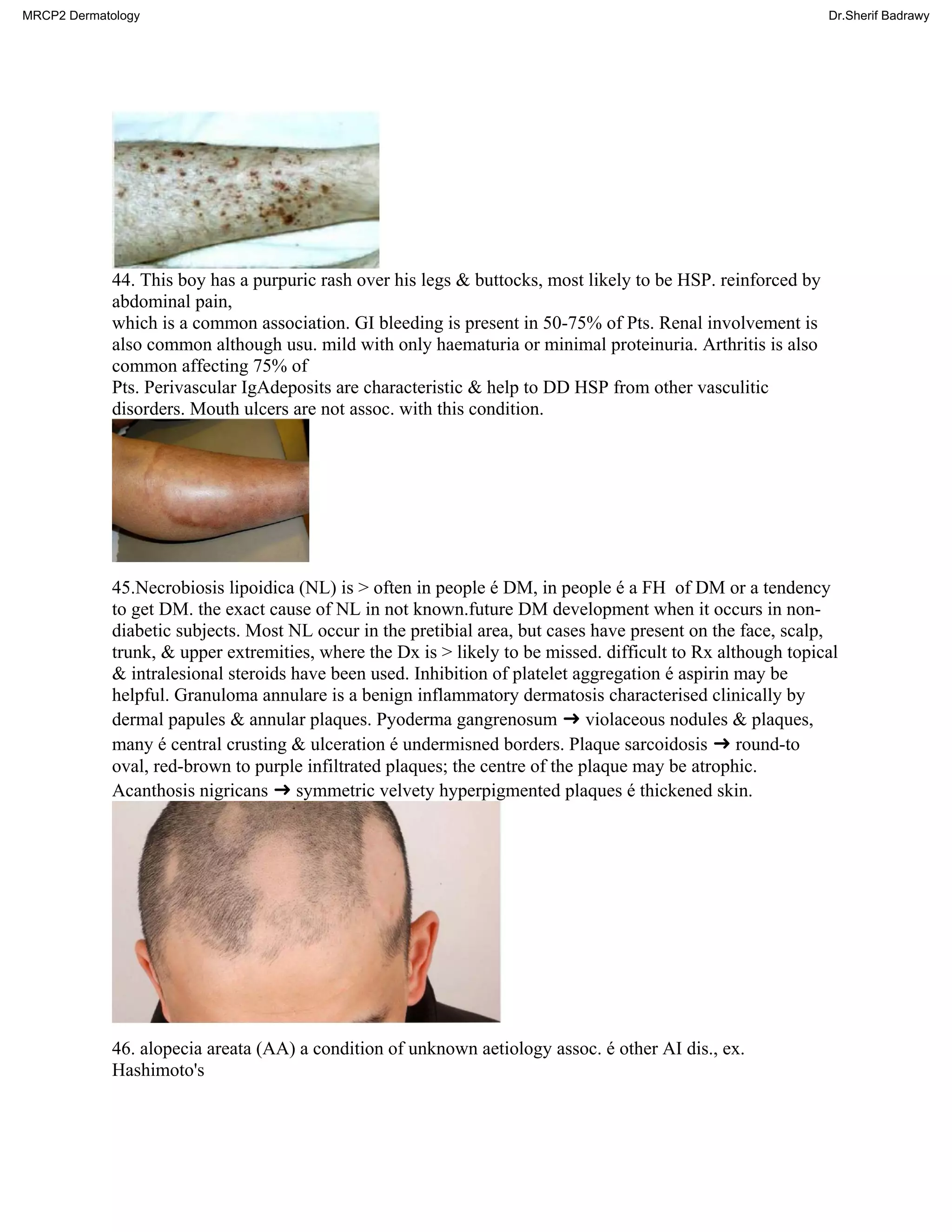 Mrcp 2 dermatology | PDF