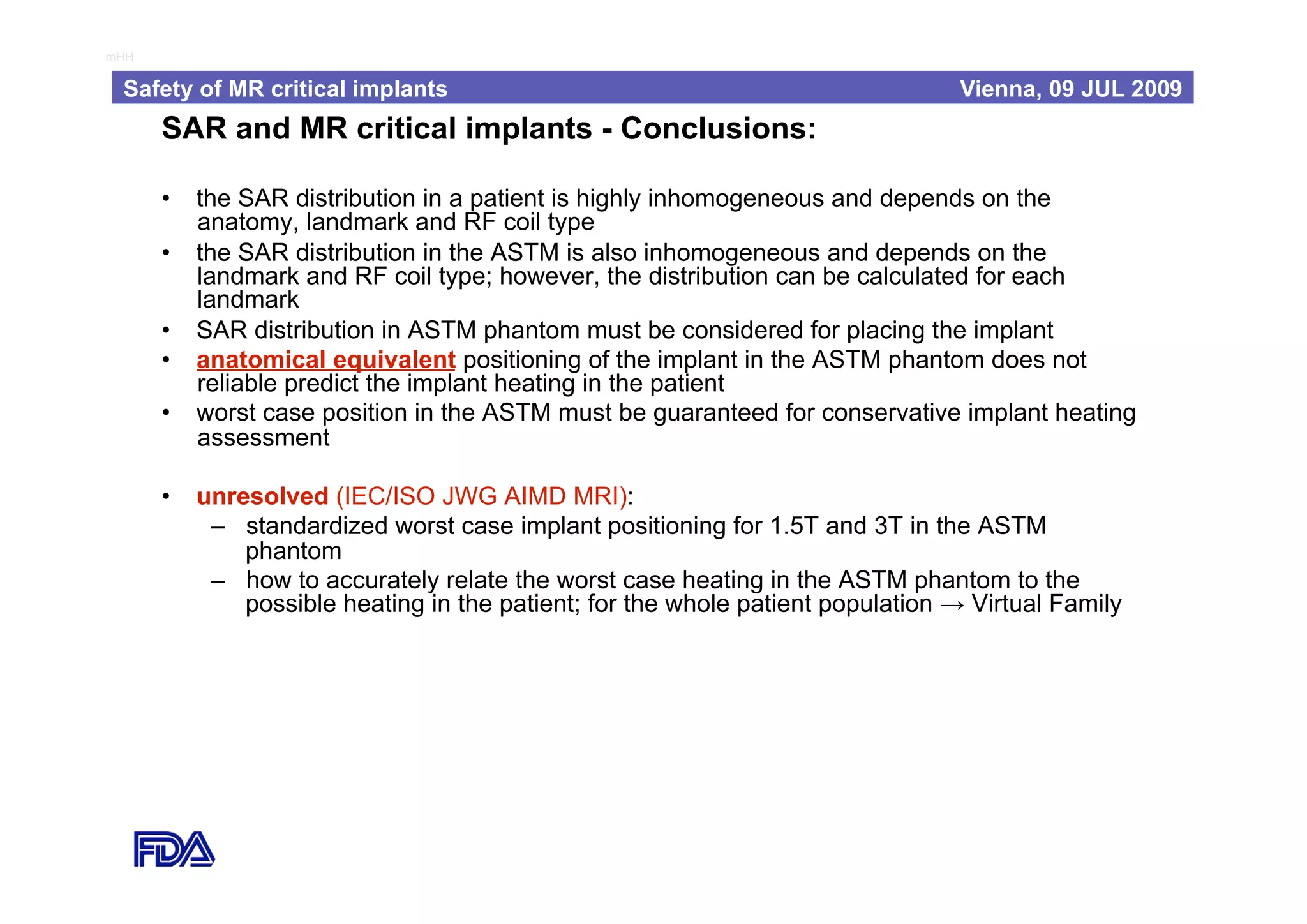 Safety of MRI Critical Medical Devices | PDF