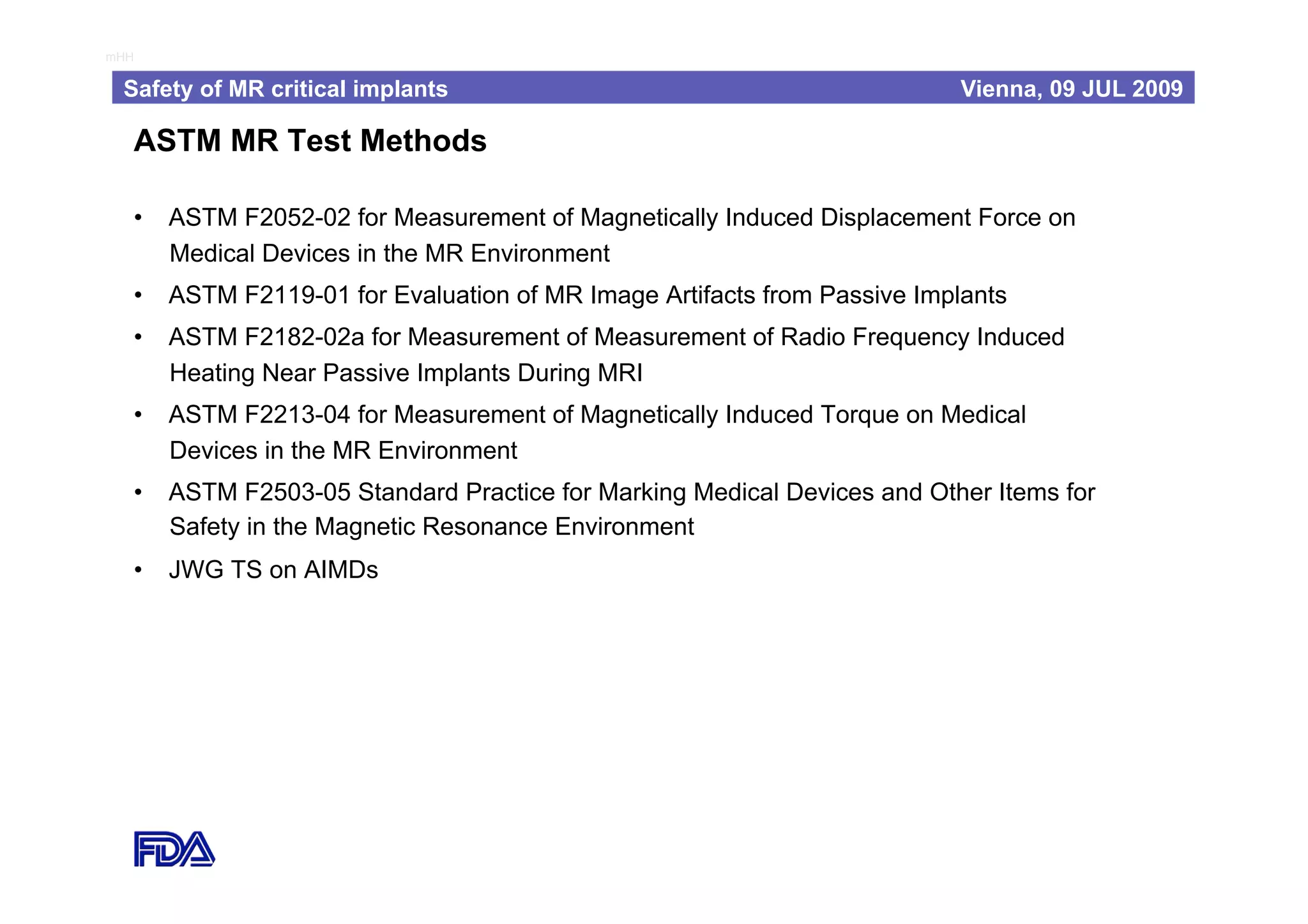 Safety of MRI Critical Medical Devices | PDF