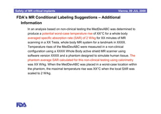 Safety of MRI Critical Medical Devices | PDF