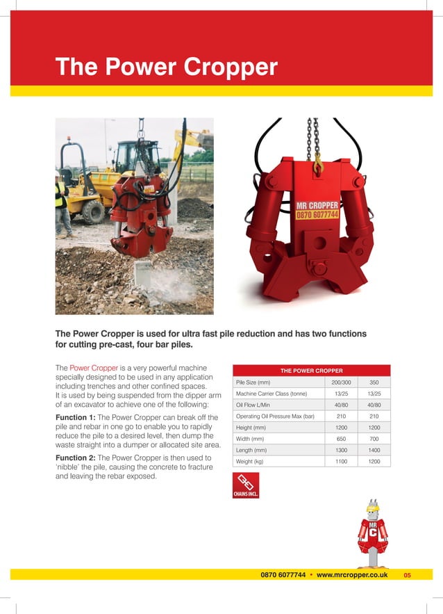 Pile Cropper Brochure | PDF | Agriculture | Industries