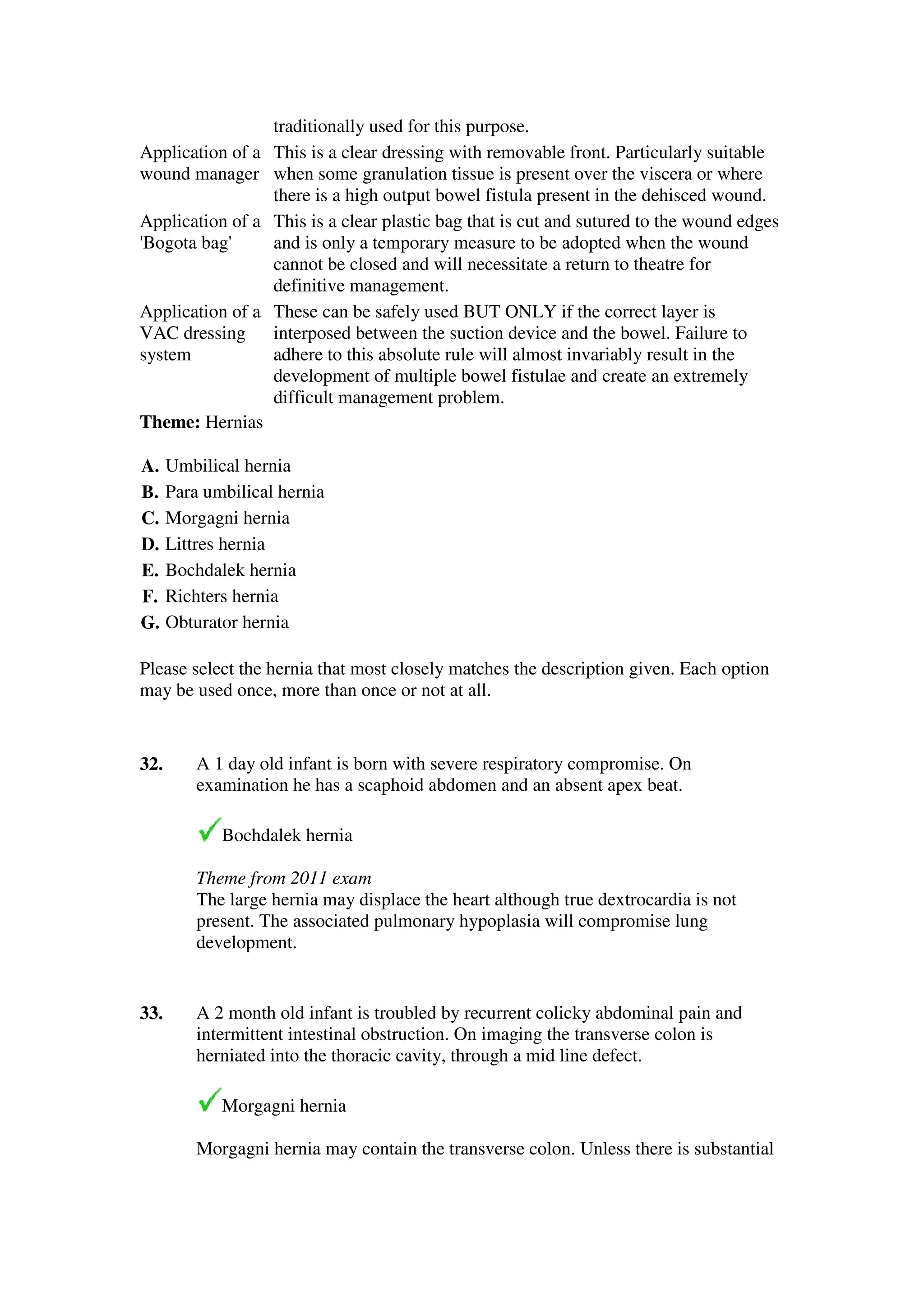 MRCS preparation eMrcs questions surgery | PDF