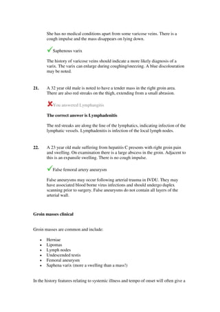 MRCS preparation eMrcs questions surgery | PDF