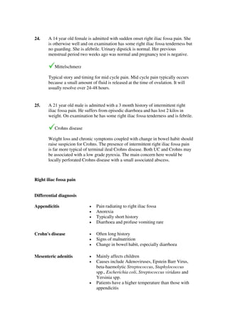 MRCS preparation eMrcs questions surgery | PDF