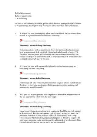 MRCS preparation eMrcs questions surgery | PDF
