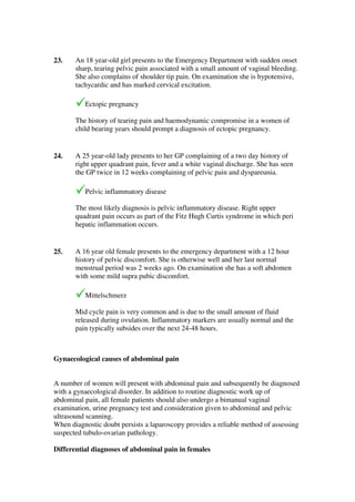 MRCS preparation eMrcs questions surgery | PDF