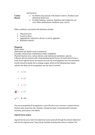 MRCS preparation eMrcs questions surgery | PDF