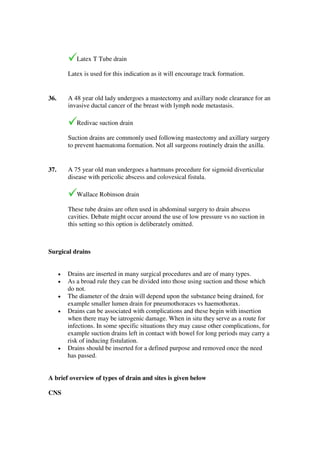 MRCS preparation eMrcs questions surgery | PDF
