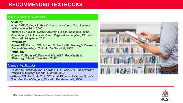 MRCS Syllabus and recommended textbooks | PDF | Educational Assessment ...