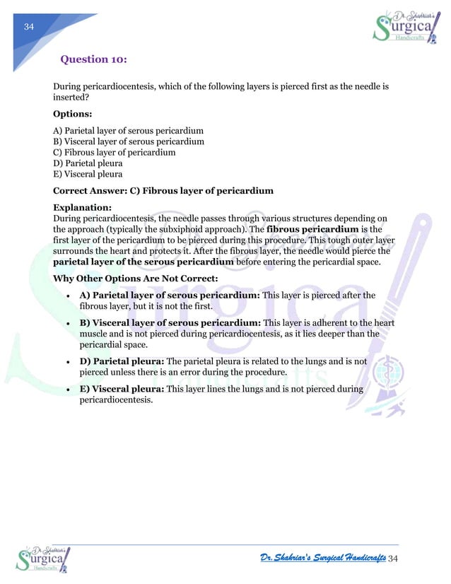 MRCS Recall September 2024 @ Dr.Shahriars Surgical Handicrafts | PDF