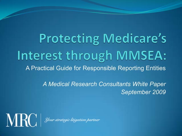 Mrc White Paper Mmsea Section 111 | PPT