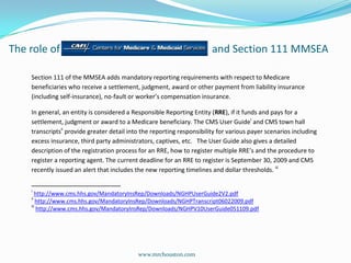 Mrc White Paper Mmsea Section 111 | PPT