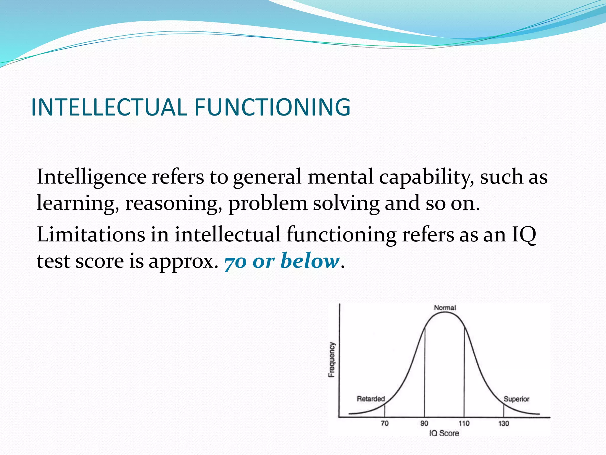 Definition of Intellectual Disability | PPT