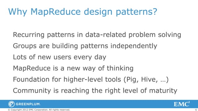 MapReduce Design Patterns | PPT