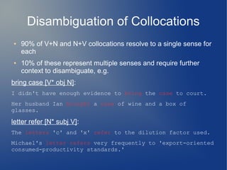 Machine Readable Dictionaries and NLP | ODP