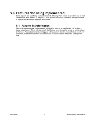 Mrd template | DOC