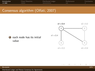 Distributed Ledger and Robust Consensus for Agreements | PPT