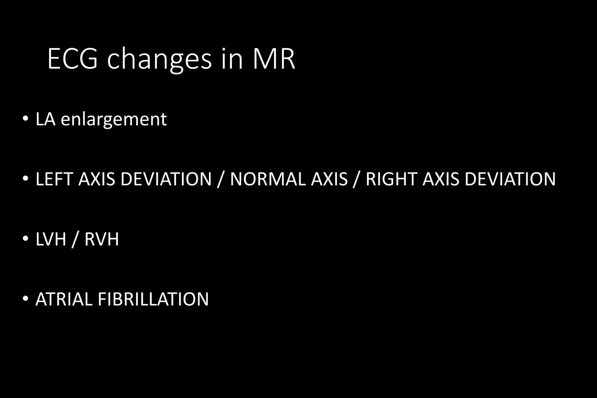 Mitral Regurgitation - ECG , Chest X- Ray | PDF