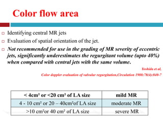 ECHOCARDIOGRAPHIC EVALUATION OF MITRAL VALVE DISEASE -MITRAL ...