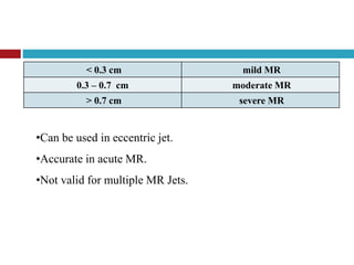 ECHOCARDIOGRAPHIC EVALUATION OF MITRAL VALVE DISEASE -MITRAL ...