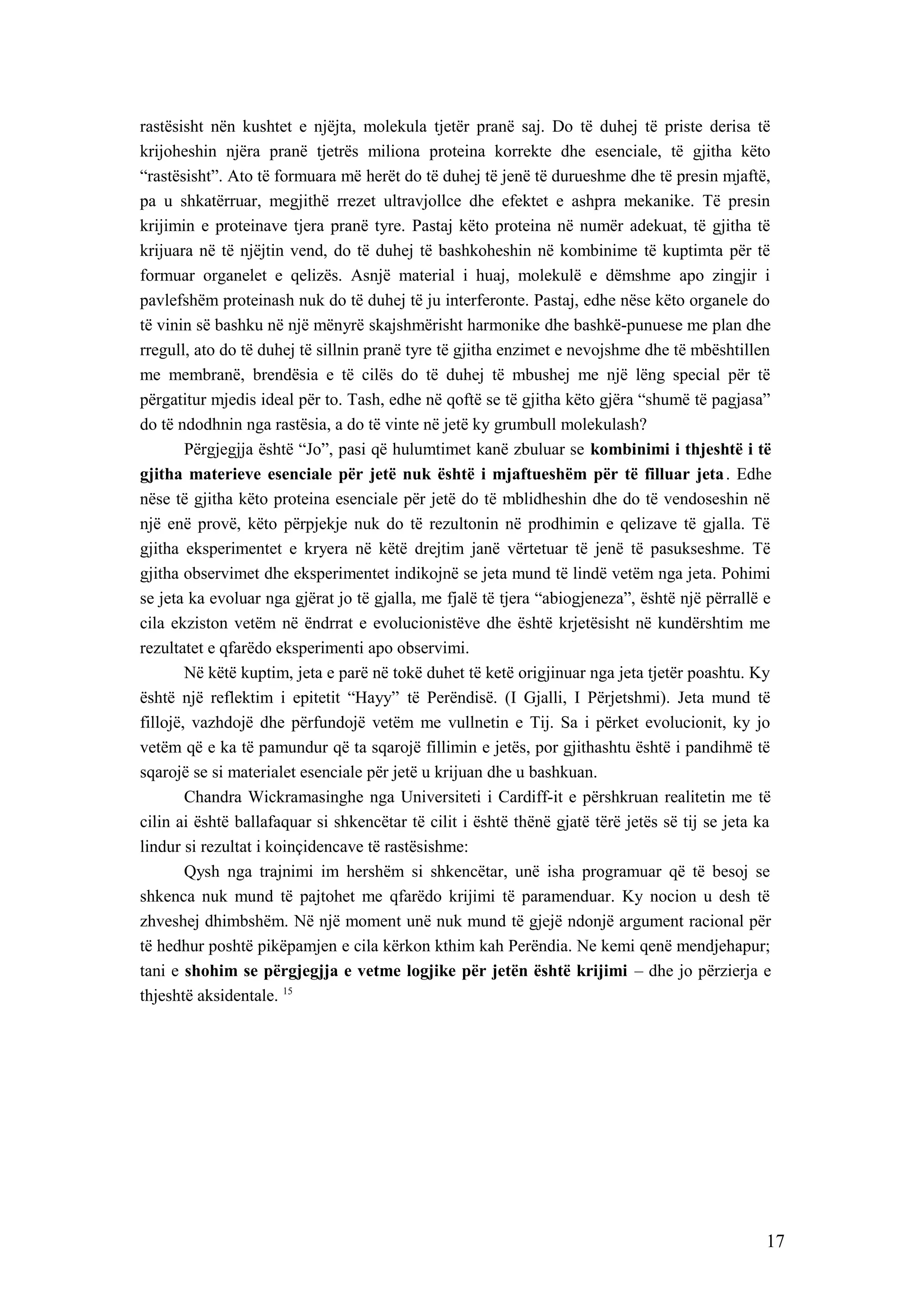 Mrekullia e krijimit në adn. albanian (shqip) | RTF