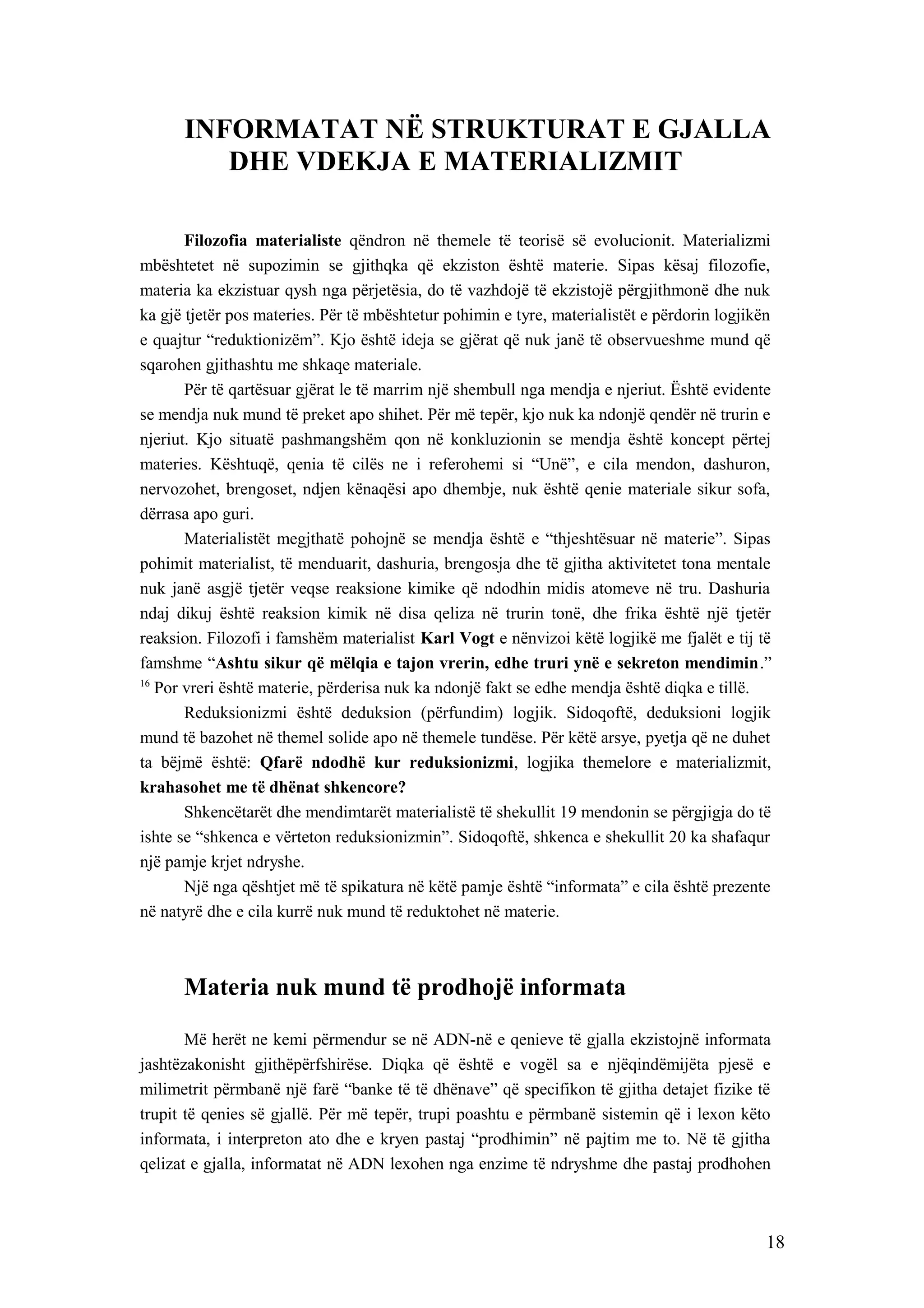Mrekullia e krijimit në adn. albanian (shqip) | RTF