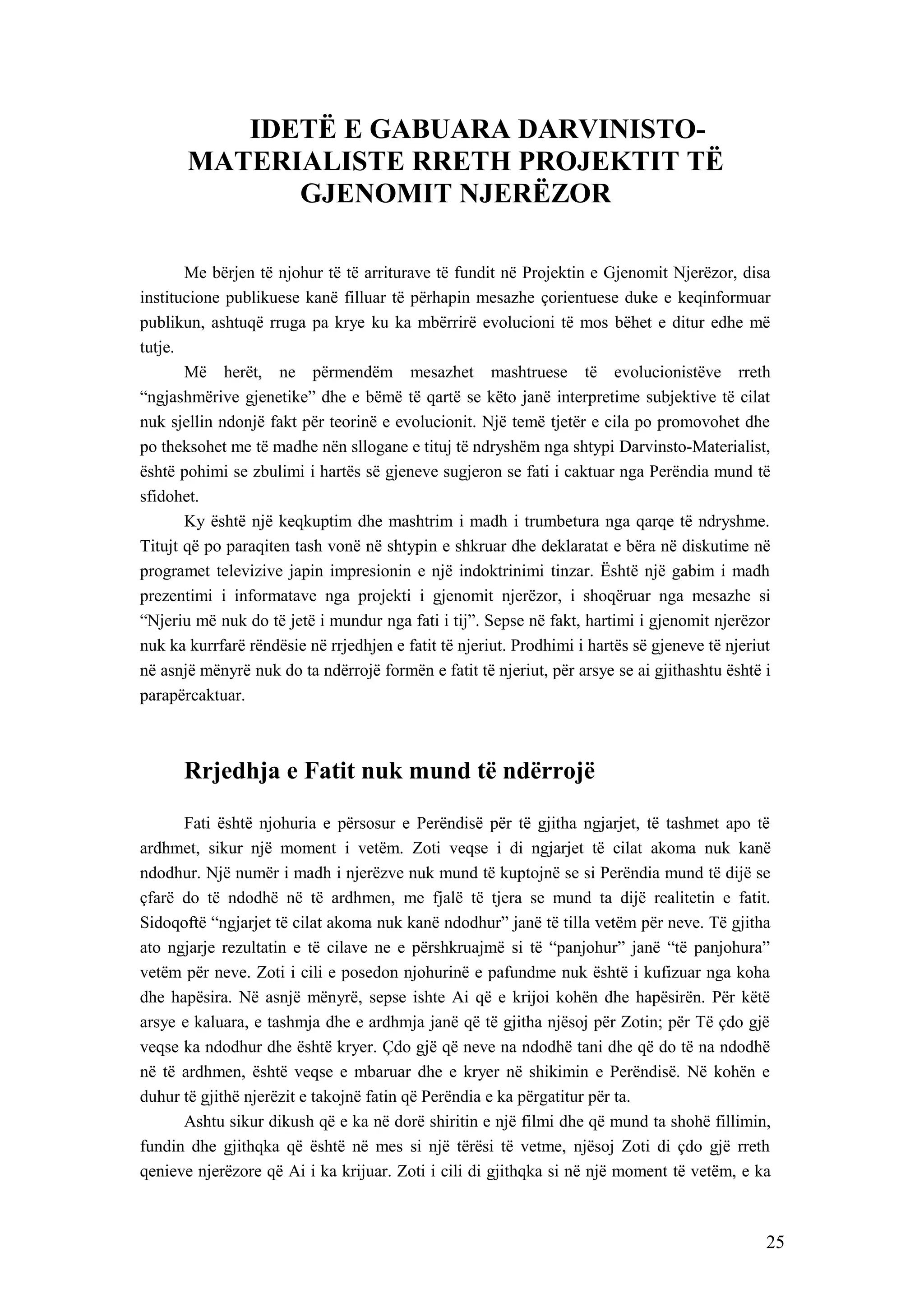 Mrekullia e krijimit në adn. albanian (shqip) | RTF